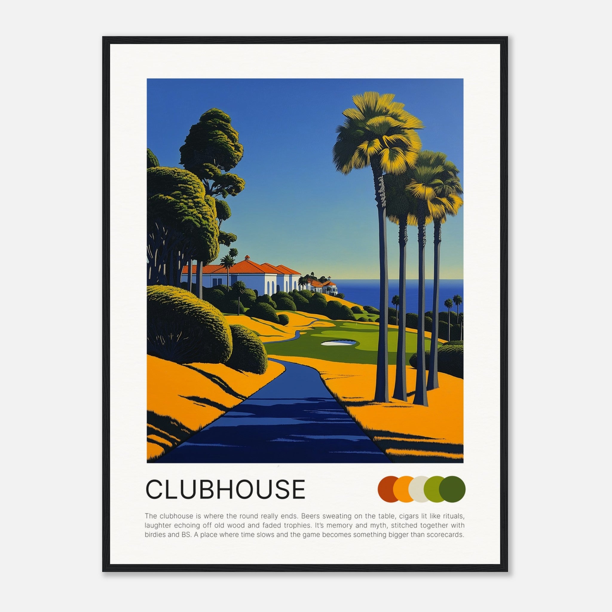 Clubhouse Framed Museum Quality Poster – CLUB RETRO