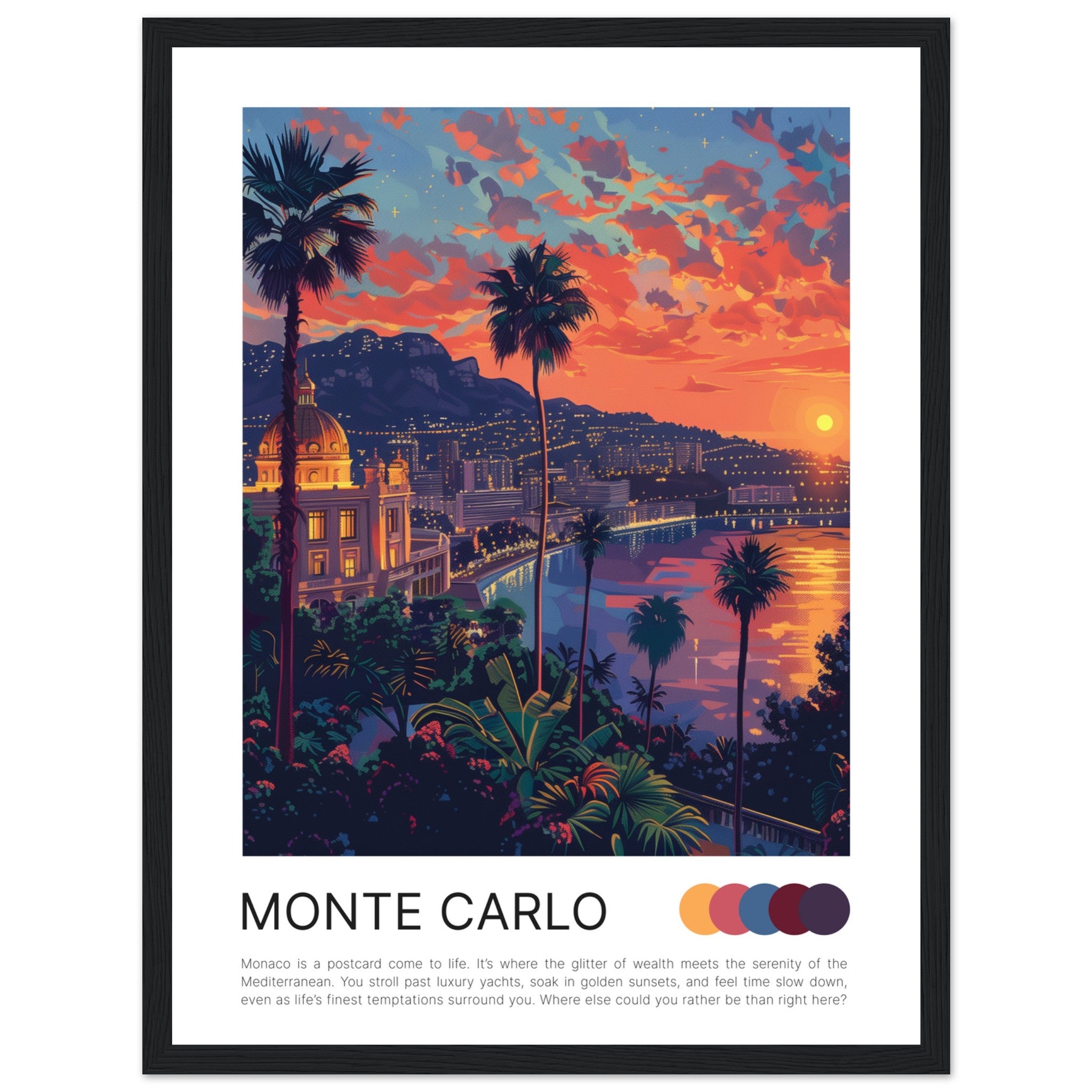Premium Semi-Glossy Paper Poster - Premium Matte Paper Wooden Framed P ...