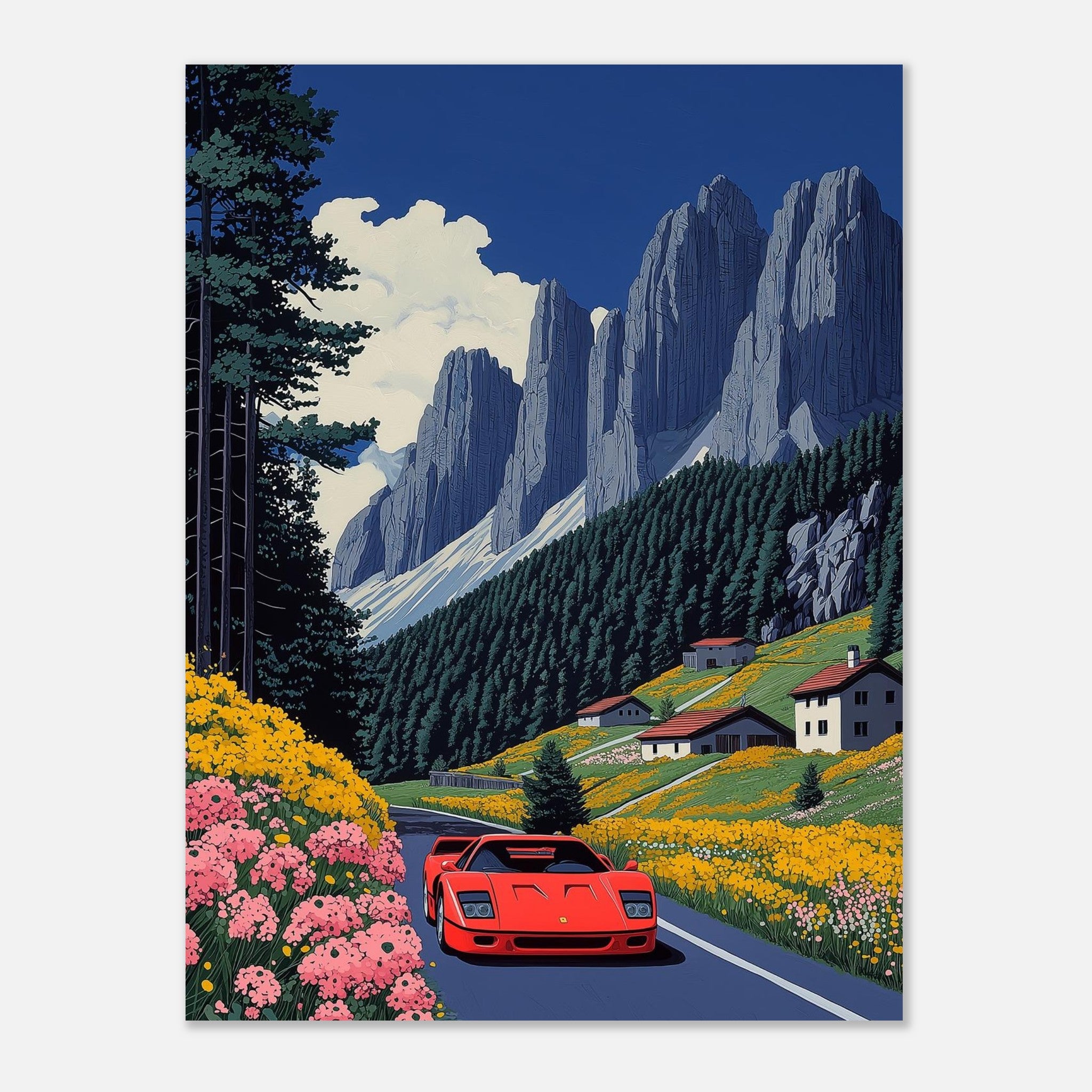 THE ITALIAN LEGEND SEMI-GLOSSY POSTER – CLUB RETRO