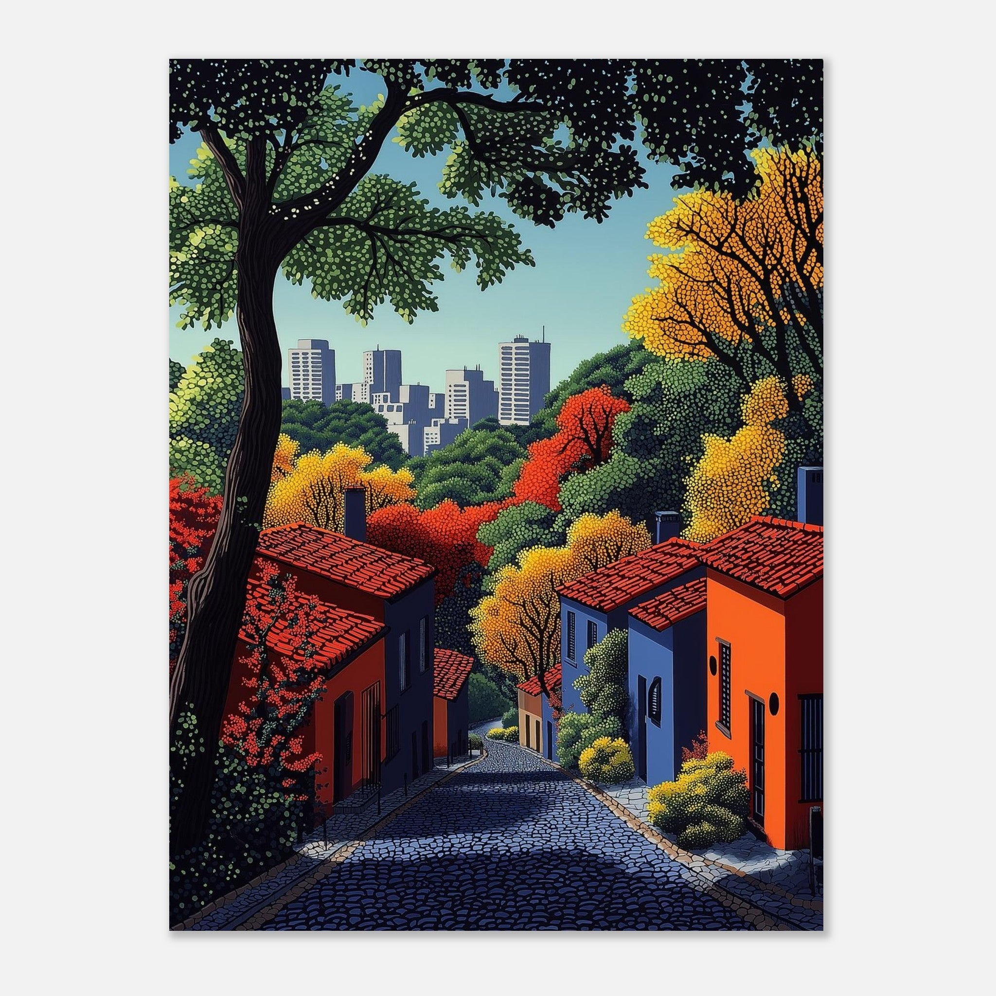 ROMA NORTE TREES SEMI-GLOSSY POSTER – CLUB RETRO