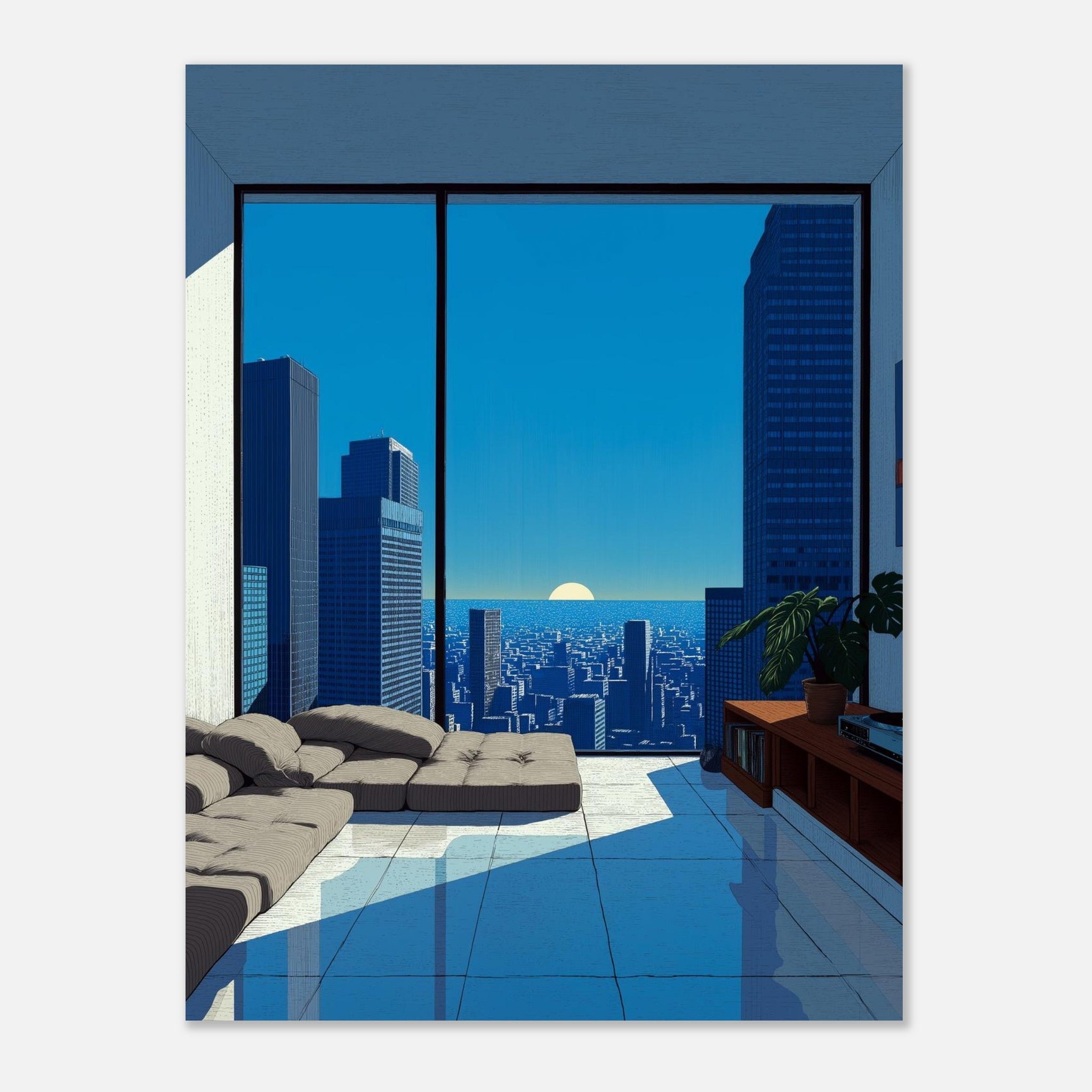 CONCRETE OCEAN SEMI-GLOSSY POSTER – CLUB RETRO